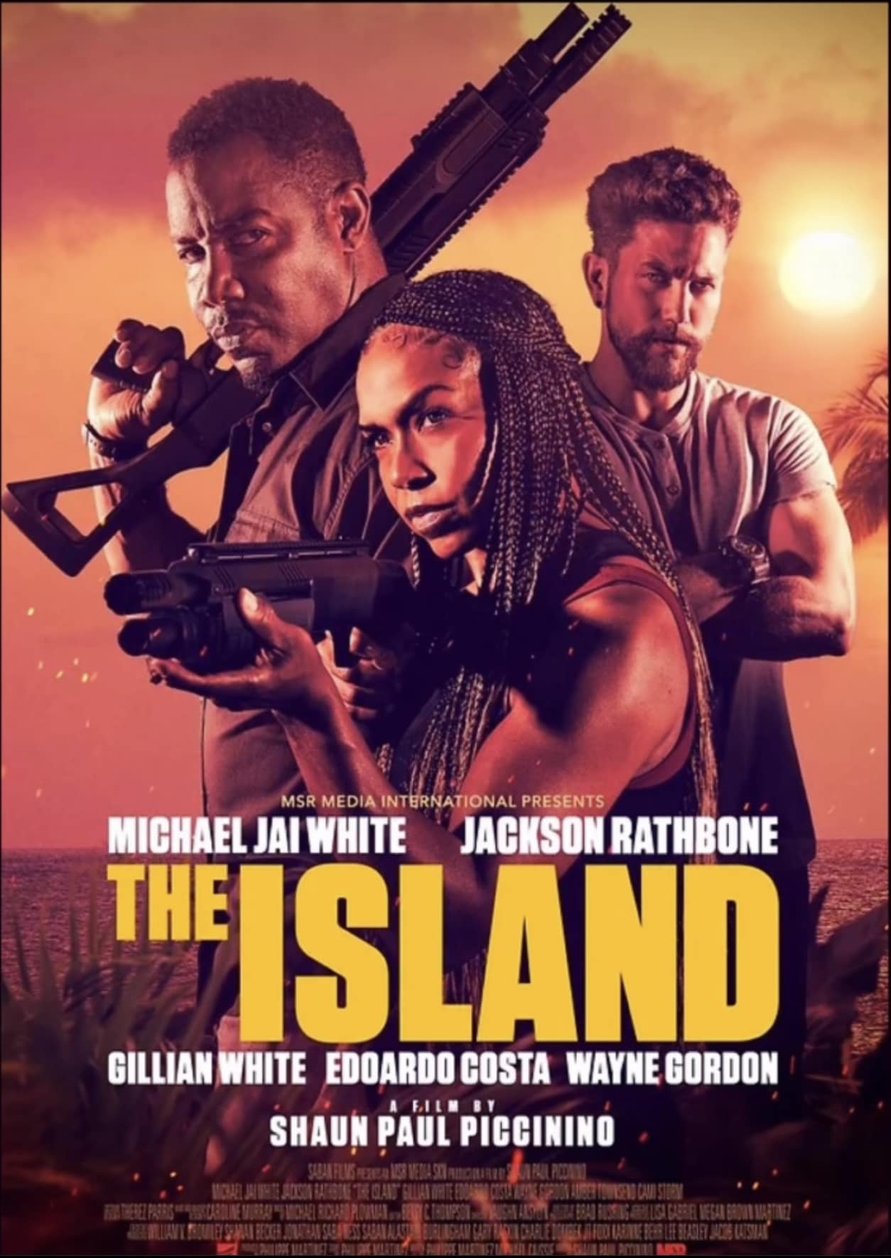 Action Couple Michael Jai White & Gillian White are Locked “N” Loaded on New Teaser Key Art for ...