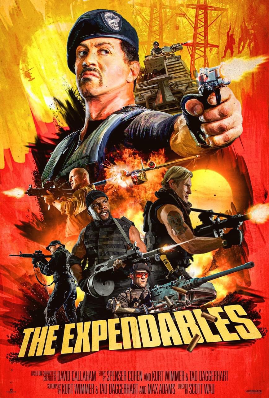 They’ll Die When They’re Dead: New Retro Artwork Debuts for THE EXPEND4BLES! – ACTION-FLIX.COM