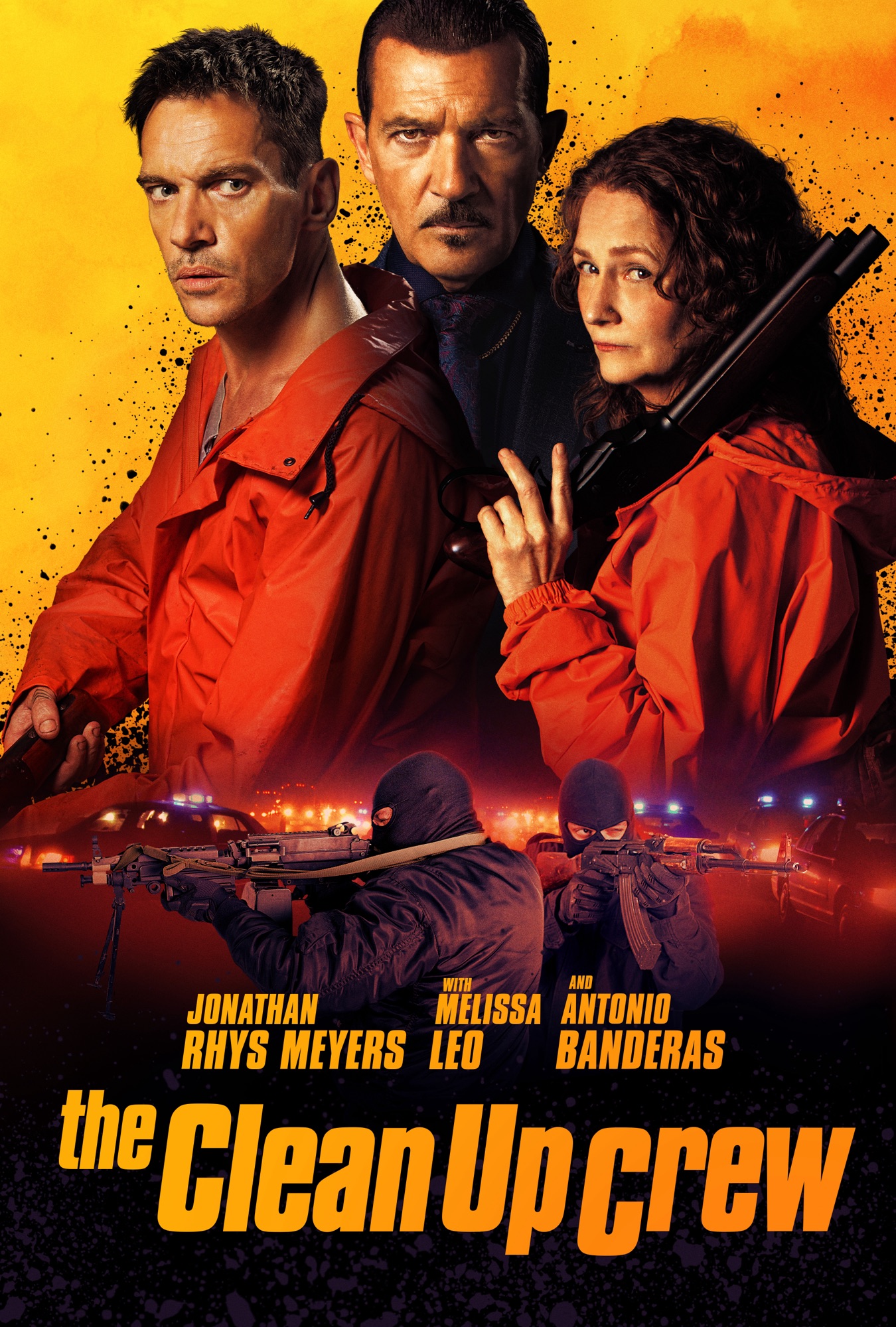 THE CLEAN UP CREW: Antonio Banderas, Jonathan Rhys Meyers & Melissa Leo ...